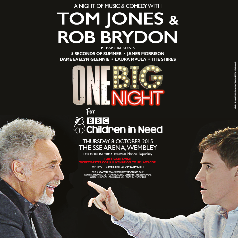 Tom Jones and Rob Brydon: One Big Night For BBC Children in Need | OVO Arena Wembley